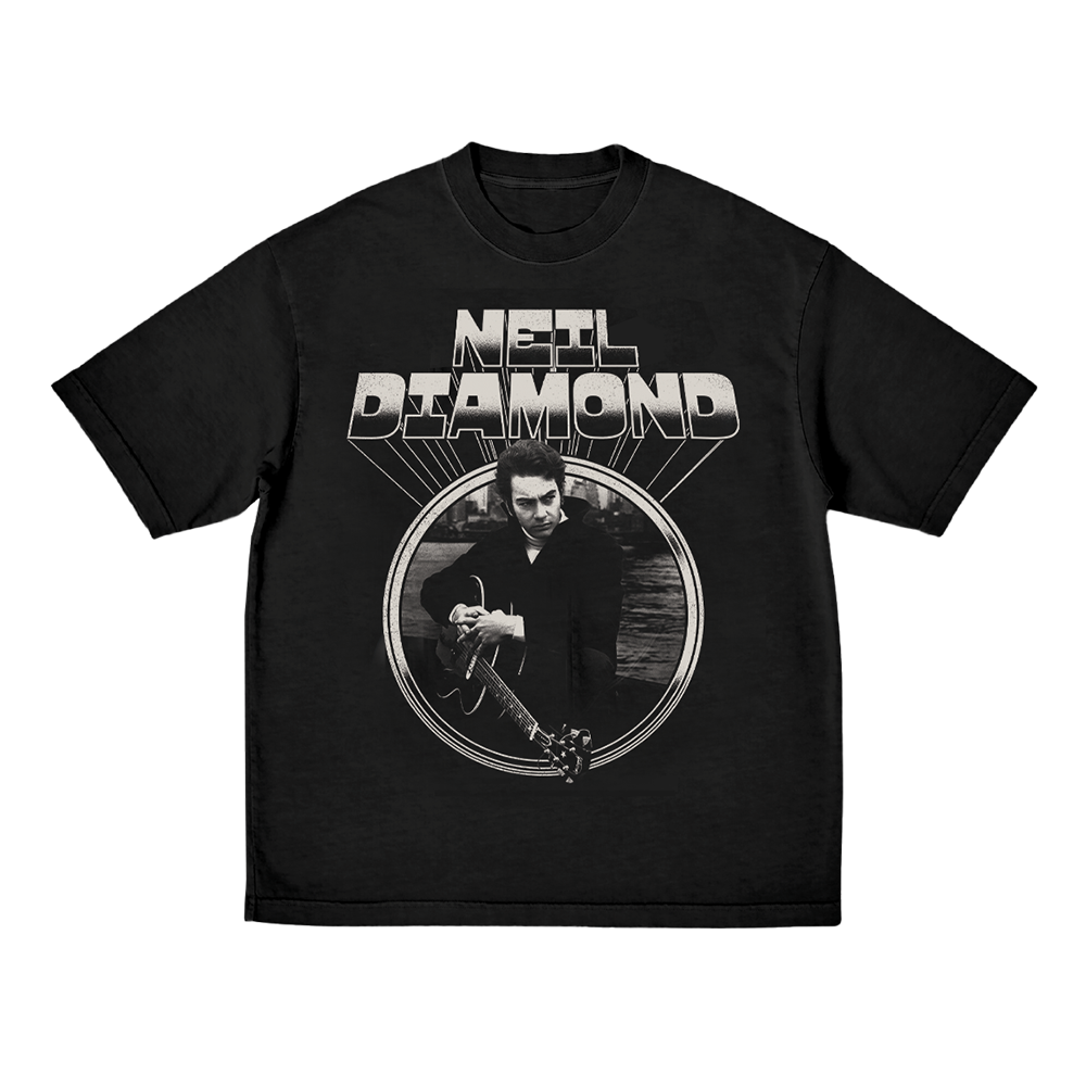 Chrome Guitar T-Shirt - Neil Diamond Official Store