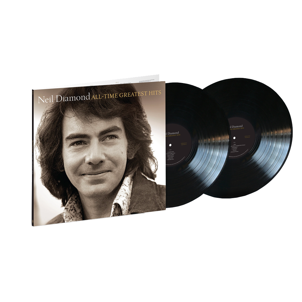 All-Time Greatest Hits 2LP Black Vinyl - Neil Diamond Official Store