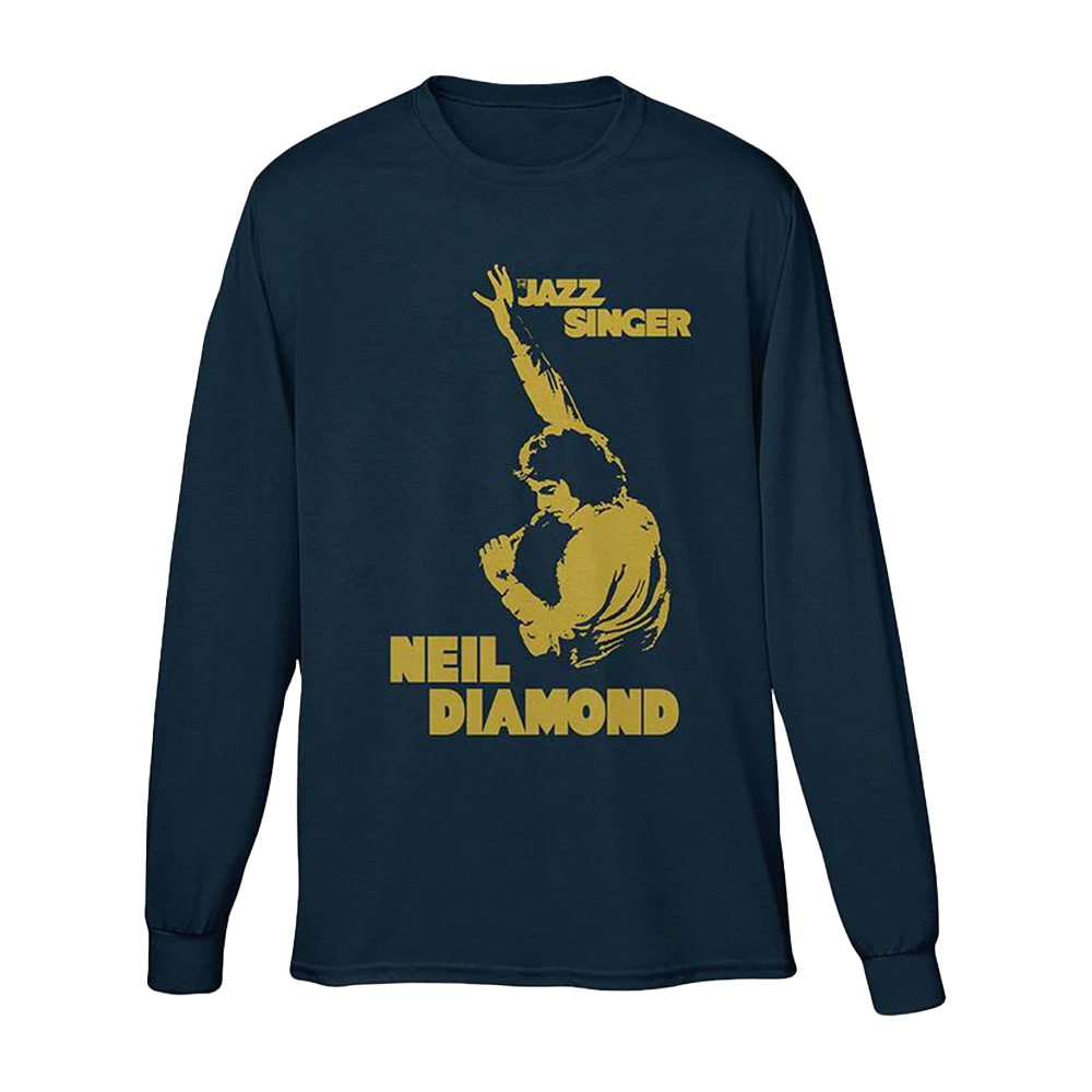 Jazz Singer Longsleeve T Shirt Neil Diamond Official Store Jazz Singer Longsleeve T Shirt Neil Diamond Official Store