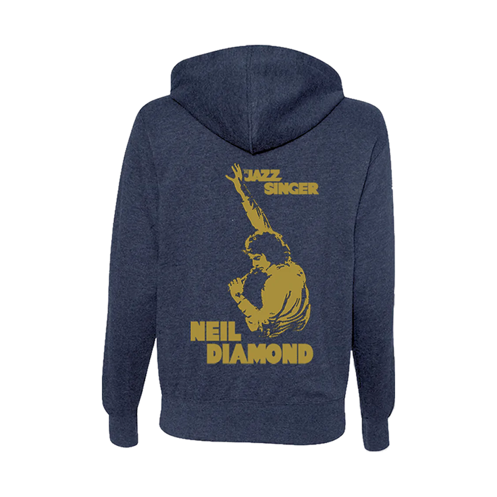 Jazz Singer Zip-Up Hoodie - Neil Diamond Official Store Jazz Singer Zip-Up Hoodie - Neil Diamond Official Store